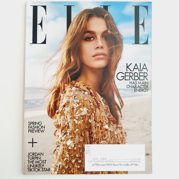 Elle | Other | Elle Magazine February 223 Kaia Gerber Tiktok Star ...